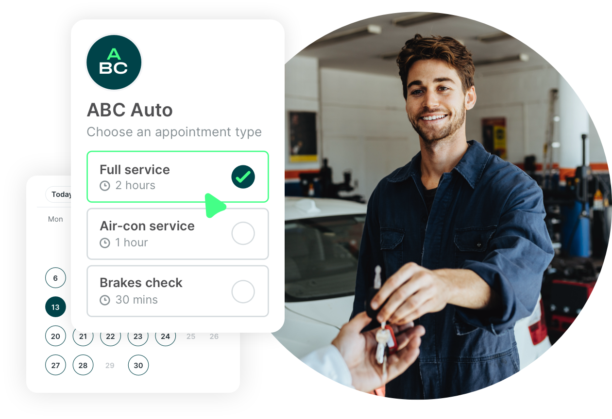 Automotive scheduling software | Easily schedule customers